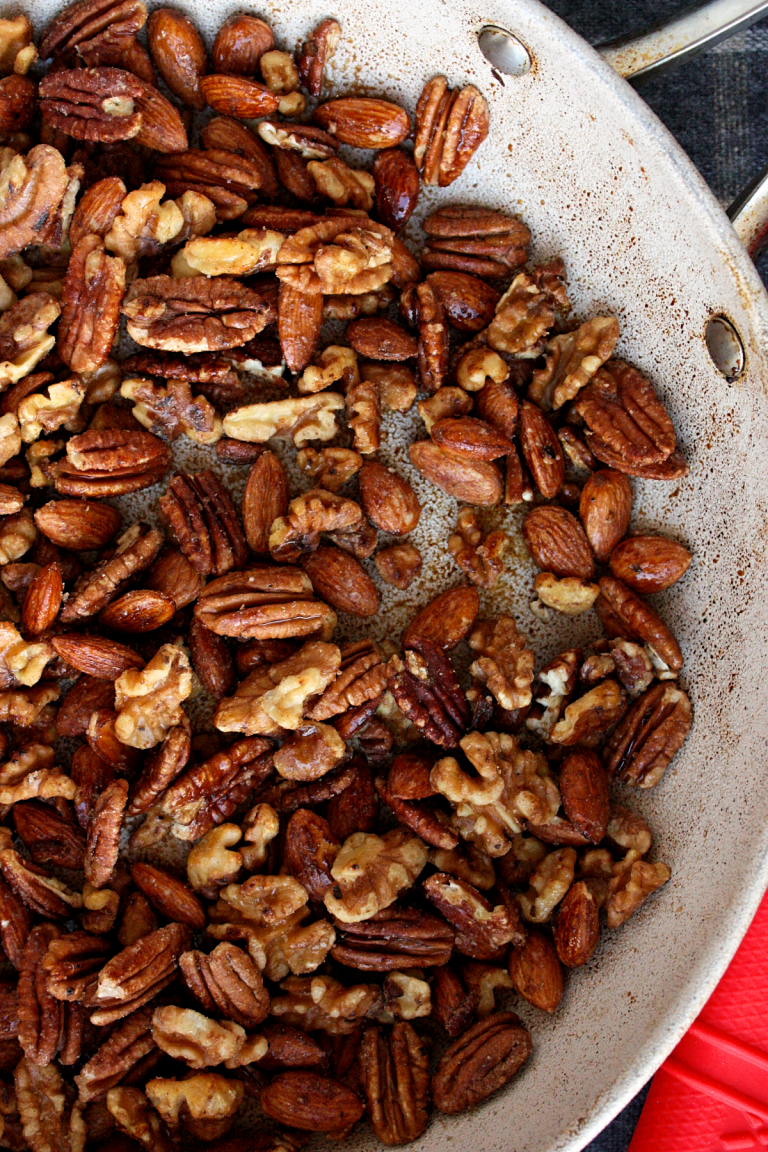 Toasted Maple Mixed Nuts - Monday Sunday Kitchen