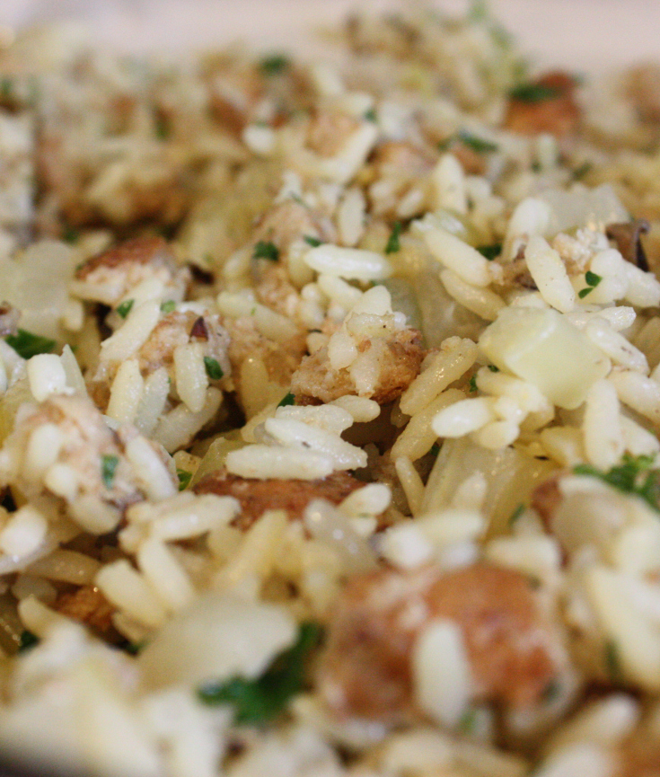 Wild Rice Stuffing - Monday Sunday Kitchen