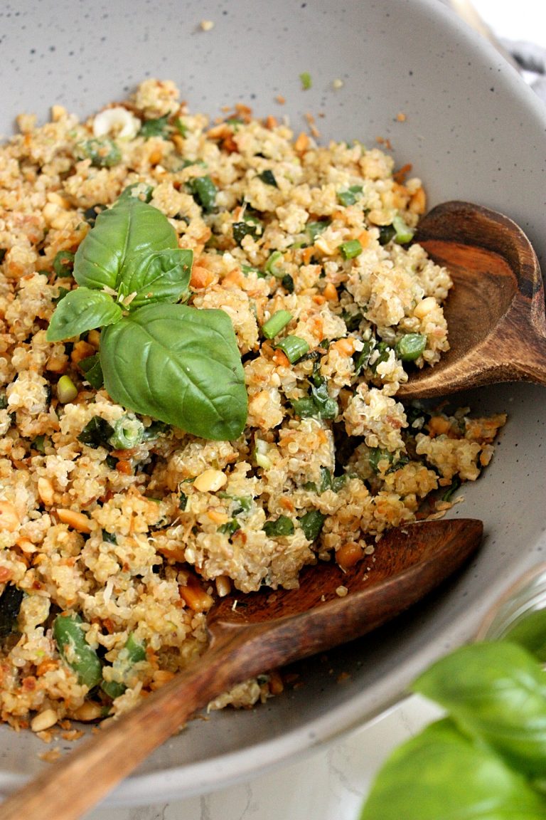 Coconut Thai Quinoa Salad with Lime and Basil - Monday Sunday Kitchen