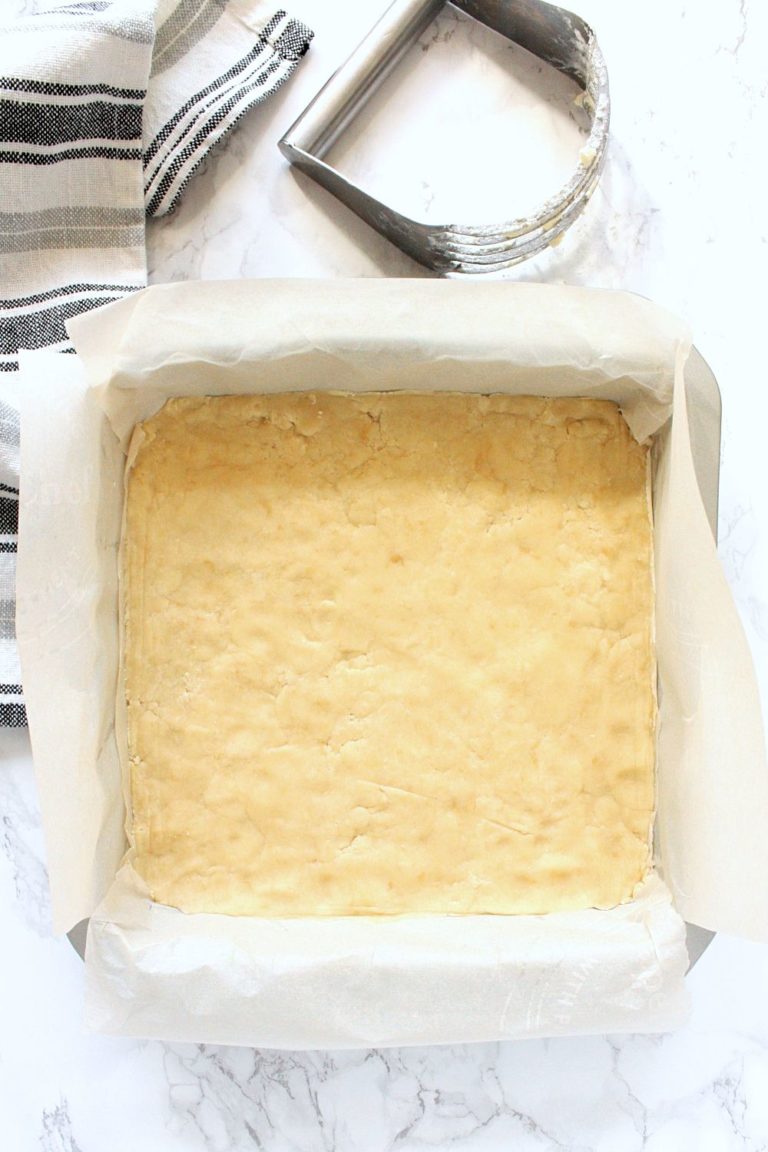 Lemon Squares with Shortbread Crust - Monday Sunday Kitchen