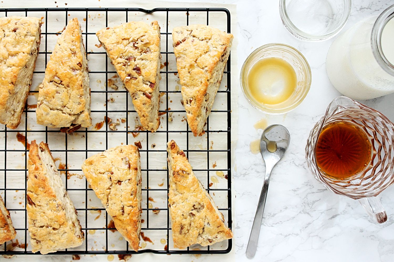 Maple Pecan Scones - Monday Sunday Kitchen